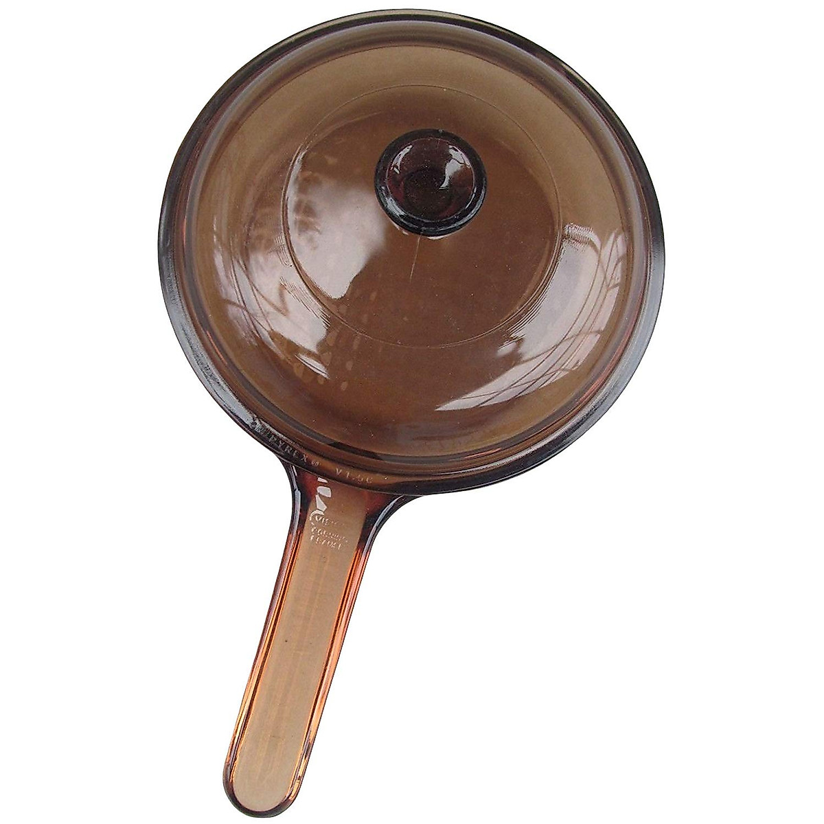 Amber Corning Vision Visionware Small 7 Inch Frying Pan w/ Lid