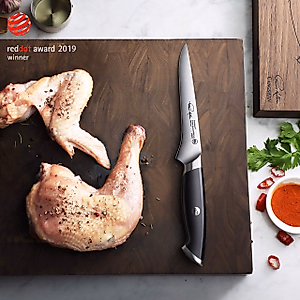 Cangshan Thomas Keller Signature Collection Swedish Powder Steel Forged, 6-Inch Boning Knife, Black