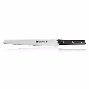 Cangshan TG Series 62199 Swedish 12C27 Steel Bread Knife, 10.25-Inch, G10 Handle