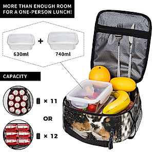 KAWOEEW Boys Lunch Box Kids,Bernese Mountain Dog Girls Insulated Lunch Bag Reusable Work Lunch Tote Box Bag for Women Men and Adults