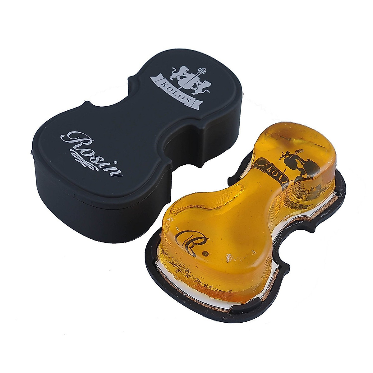Natural Transparent Rosin Colophony Suited Violin Cello Viola and other Bowed String Instruments (Yellow)