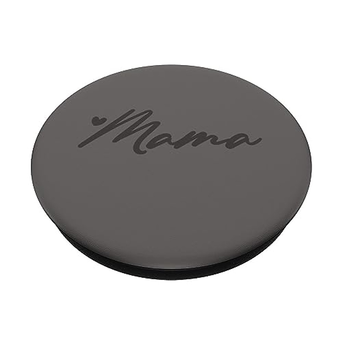 Gray Heart Mama PopSockets Standard PopGrip