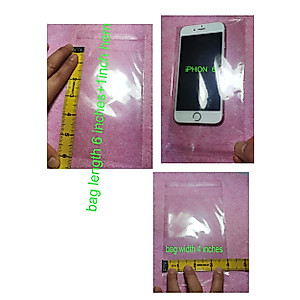 JOSDIOX 4" x 6" Self Seal Clear Cello Cellophane Resealable Plastic Poly Bags for Photo, Jewelry, Bakery, Treats, Party Favors4x6 "100pcs)