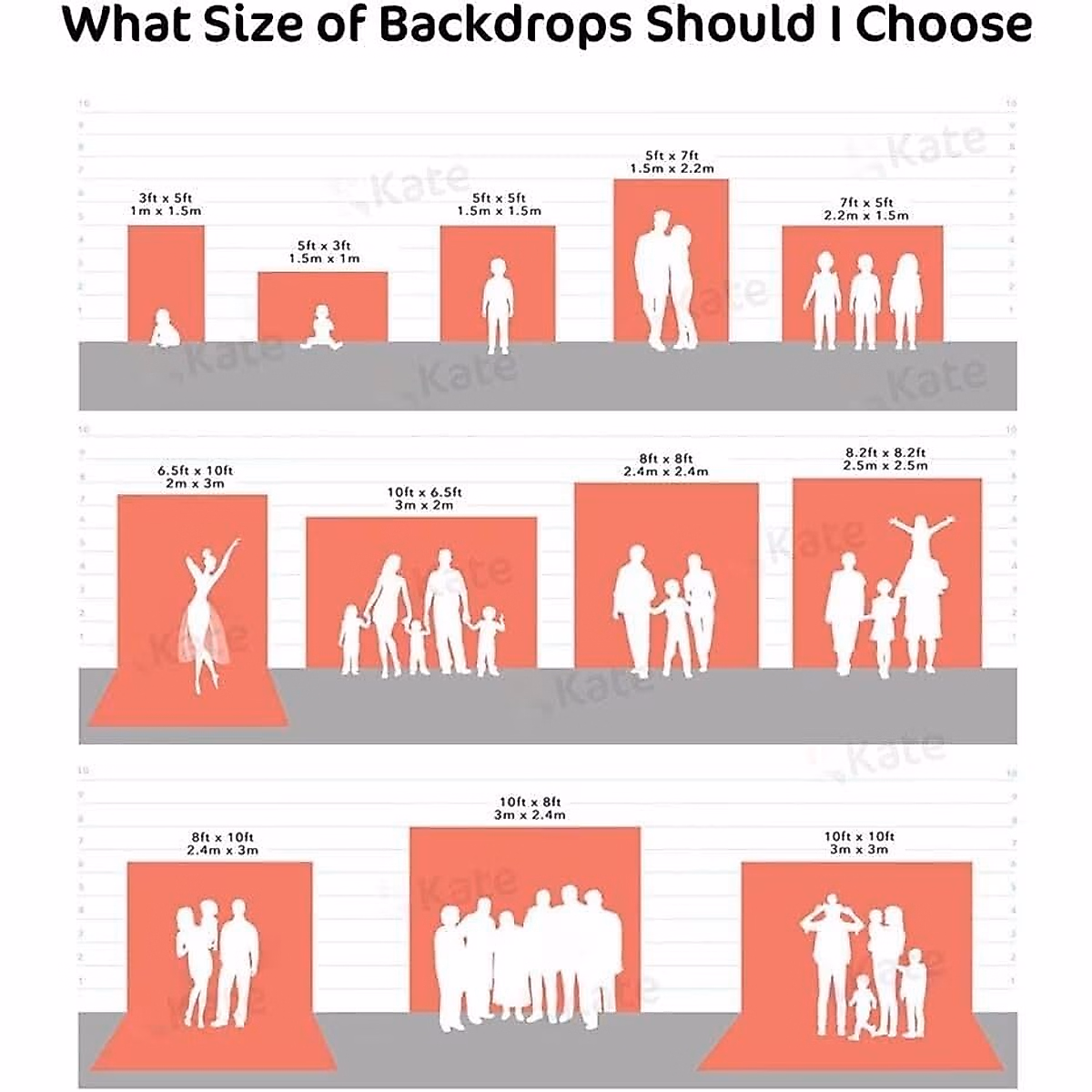 Kate 6.5x10ft Light Grey Backdrops Grey&White Video Backdrop Abstract Photography Backdrops Portrait Backgrounds Microfiber Grey Backdrop