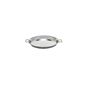 Garcima 18-Inch Stainless Steel Paella Pan, 46 cm