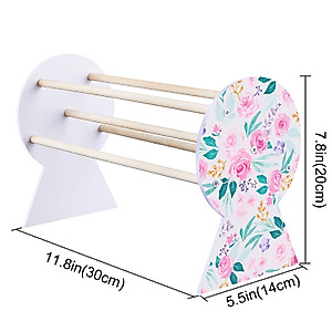 Basumee Headband Holder and Organizer for Hair Accessories - Display and Storage for Girls' Hair Hoops, Headbands, Home Decor