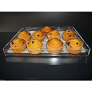 Displays2buy Acrylic Pastry Bakery Donut Bagels Cookie Display Case w/3 trays