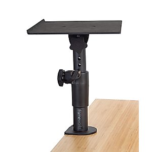 Gator Frameworks Desktop Clamp-On Studio Monitor and Speaker Stand - Set of 2 (GFWSPKSTMNDSKCMP)