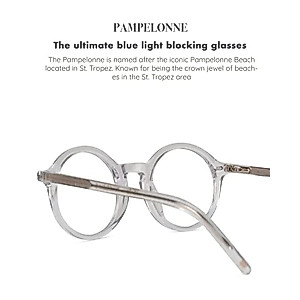 Christopher Cloos - Pampelonne On The Rocks - Danish Design Blue Light Glasses for Men & Women - Fashion designer glasses - Computer Glasses - Unisex - Non Prescription - Prescription Ready