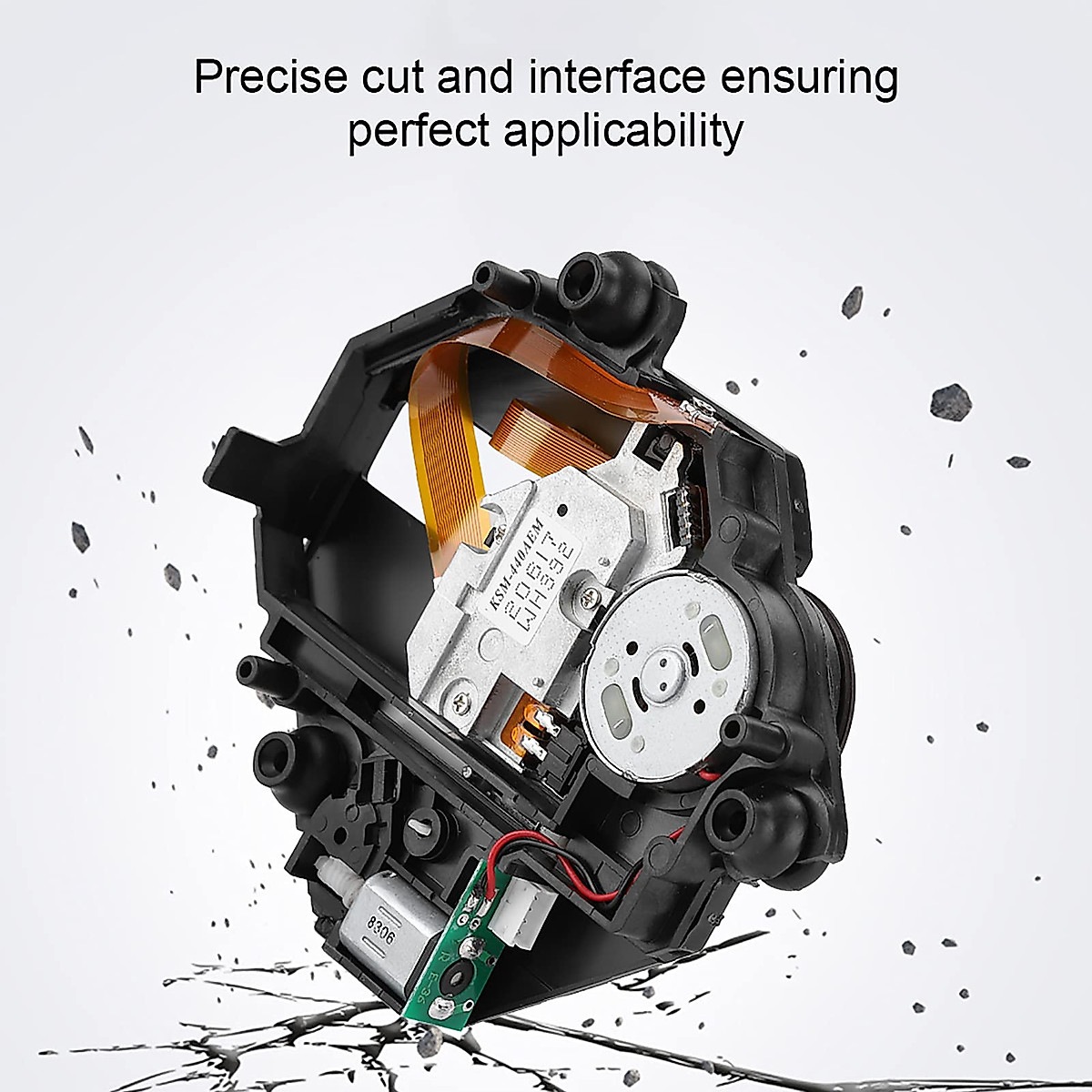 Tomantery Optical Lens, Deck Assembly ABS Materials Wear-Resistance Replacement Lens for Consoles Replacement Repair Parts