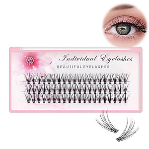 Bodermincer Grafting False Eyelashes 20D Soft 0.07 C Curl Lash Clusters Lash Extension Kit Individual Eyelashes Silk False Eye Lashes Extensions (14mm)