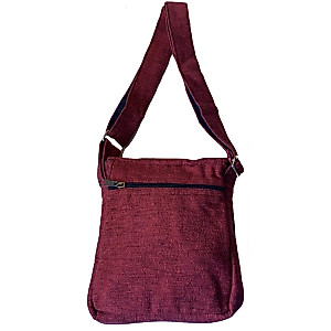 Unique Design Boho crossbody bag Hippie Bag Hiking Bag Festival Bag Travel Bag Passport Bag100% Cotton|100 VEGAN| FAIR TRADE | Handmade with Love.