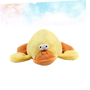 Mipcase Pet Chew Toy Puppy Big Doll - Dog Creative Chicken Funny Toy Playing Dogs Toys Chew Squeaky for Mouth Yellow Medium Sound Bb Pet Teething Bite Plush Small Dog Toys