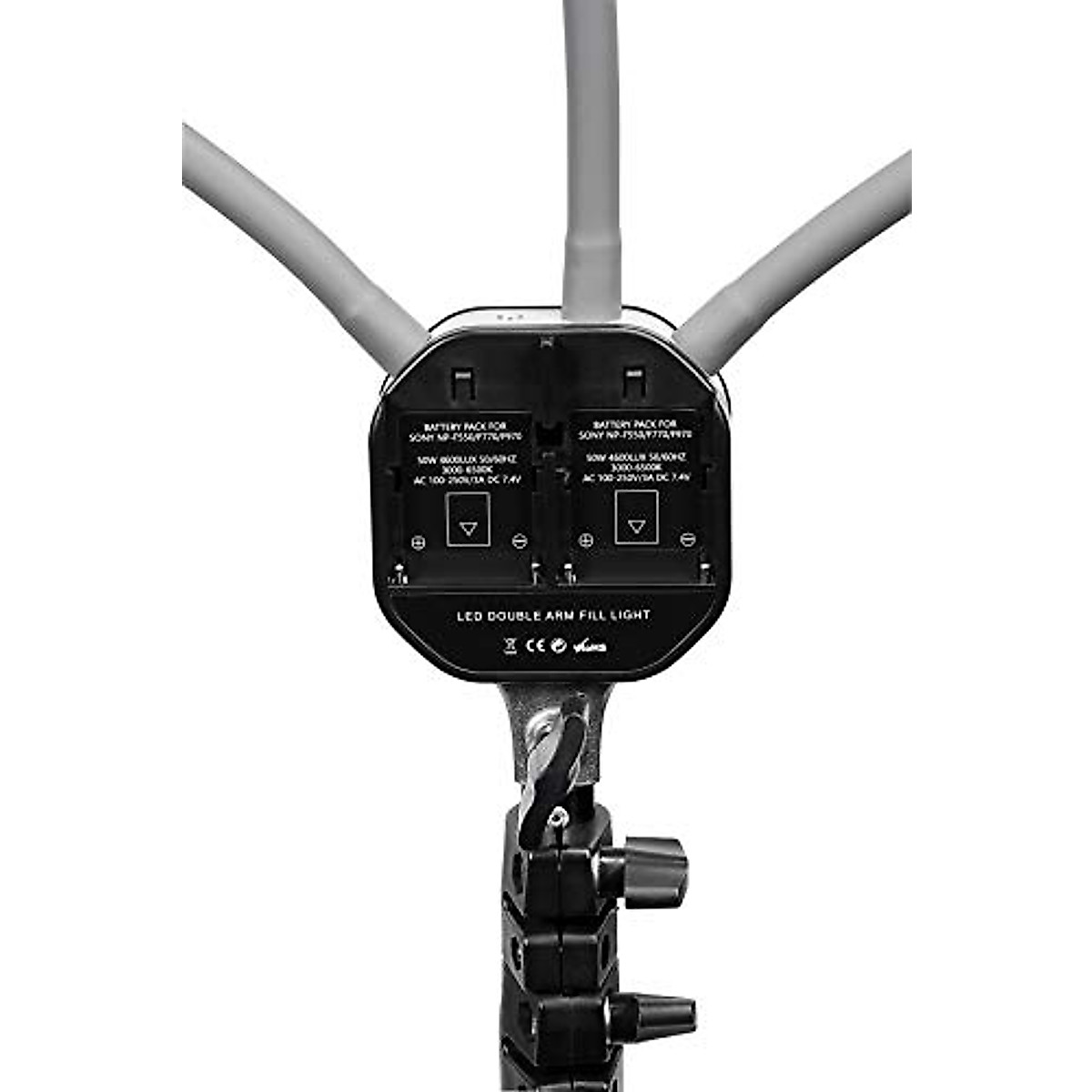 Fotodiox Selfie Starlite Stix Vlog Light Kit w/Tripod - 2X 11in Bi-Color Dimmable LED Wand Lights for Portrait, Photography, Makeup, YouTube, Live Streaming Video and More