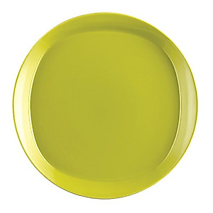 Rachael Ray Round and Square 4-Piece Dinner Plate Set, Green