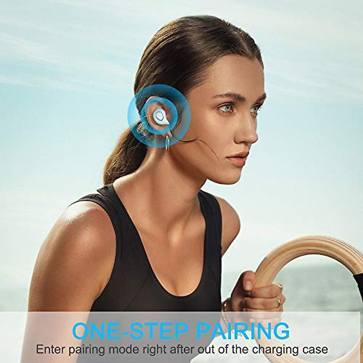 Motast Wireless Earbuds, Bluetooth 5.1 Earbuds 140H Playtime Bluetooth ...