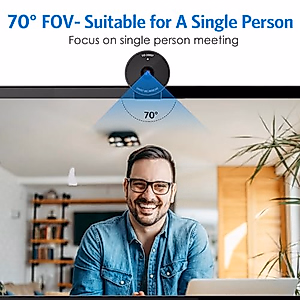EMEET C950 Webcam for PC, 1080P Webcam with Microphone&Privacy Cover, Auto Light Correction, 70° FOV for Personal Use, Plug&Play Web Cam Protect Data, Perfect for Office Professionals&Remote Workers