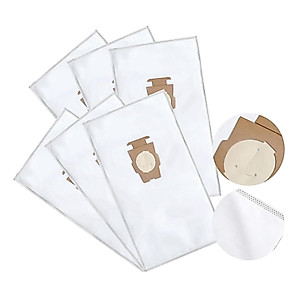 ConvOw 15Pack Vacuum Cleaner Bags 204814 Compatible for Kirby Vacuum Bags 205811 Style F,204811,204814,Compatible for All Kirby Generation G+4Belts