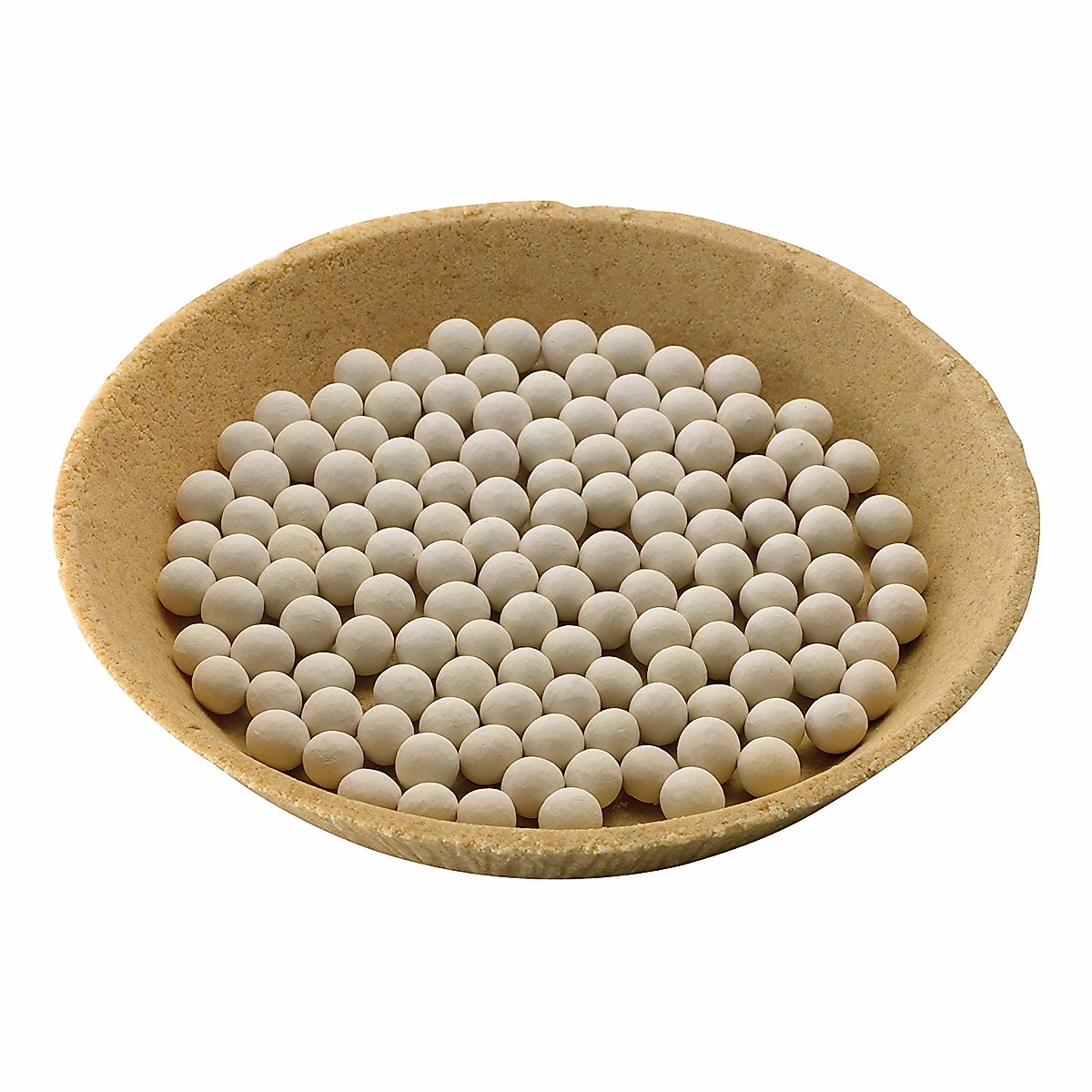 Mrs. Anderson's Baking Ceramic Pie Crust Weights, Natural Ceramic Stoneware, Set of 2