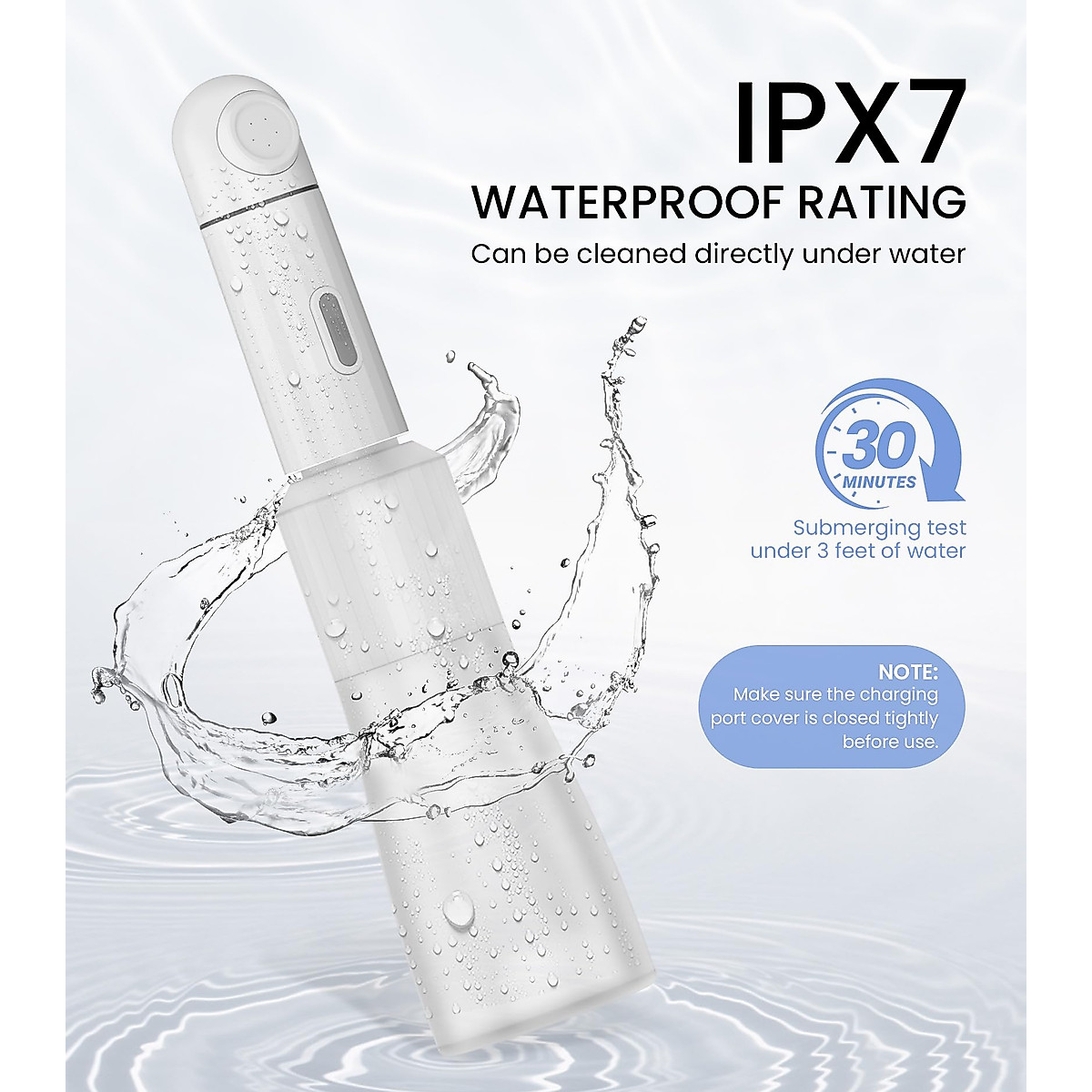 Portable Bidet for Travel, Rechargeable Electric Handheld Bidet Sprayer for Personal Hygiene and Postpartum Cleaning, 2 Modes | 350 ml