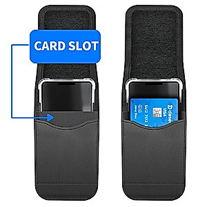 Stronden Holster for iPhone 13 Mini, 12 Mini (5.4"), iPhone SE (2022,2020) Leather Holster Case with Belt Clip, Pouch with Magnetic Closure, w/Built in Card Holder (Fits Slim/Thin Case only)