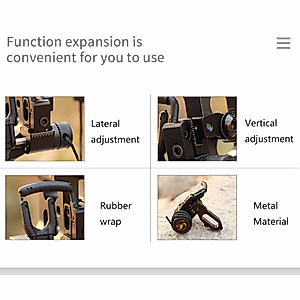 Lamehfyo Archery Arrow Rest for Compound Bow Drop Away Arrow Rest Aluminum Alloy Compound Bow Arrow Rest Right Hand (Camo)