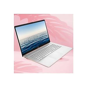 HP 2023 Premier 17t Laptop, 17.3" HD+ Touchscreen, Intel Core i7-1355U, NVIDIA GeForce MX550, 32GB RAM, 2TB SSD, Webcam, HDMI, Backlit Keyboard, Fingerprint Reader, Wi-Fi 6, Windows 11 Home, Rose