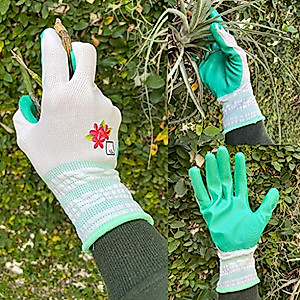 Gardening Gloves for Women Ladies Garden Gloves for Women Gardening Gifts for Women, 3 Pairs, Protective Work Gloves Reusable Gloves Womens Gardening Gloves Guantes de Trabajo para Mujer