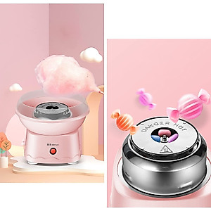 BETDET Cotton Candy Machine, 400w Homemade Portable Cotton Candy Maker Machine, Stainless Steel Cotton Candy Machine for Birthday Parties, Children's Day, for Kids 2.26