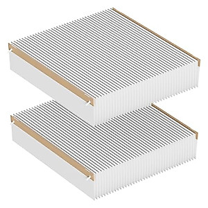 501 Replacement Furnace Filter Compatible with AprilAire 5000 Whole-House Air Purifier - 16x25x6 MERV 15, Clean Air & Dust, 2 Pack
