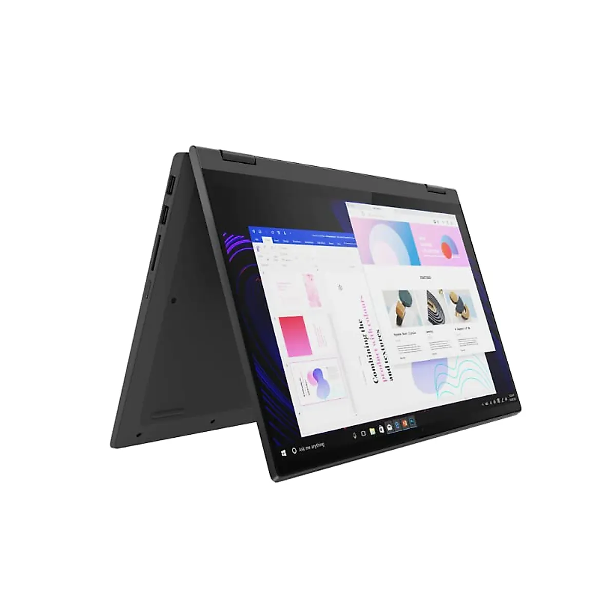 Lenovo IdeaPad Flex 5 14 2-in-1 Laptop 14" FHD IPS Glossy Touchscreen 11th Gen Quad-core i7-1165G7 12GB RAM 2TB SSD Backlit Keyboard Fingerprint HDMI USB-C Dolby Win11 Graphite Grey + HDMI Cable