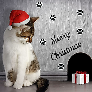 500Pcs 1 Inch Paw Prints Stickers Dog Puppy Paw Stickers Paw Prints Labels Animal Shape Paw Stickers Roll for Kids Party Vets Kennels Mailing Seal