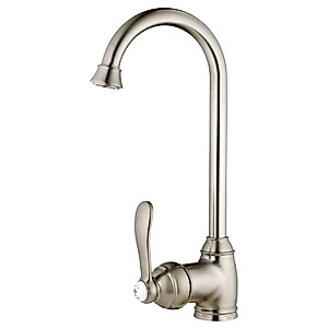 Belle Foret BFN26001SS Bar Sink Faucet, Stainless Steel