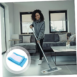 Outanaya 2pcs Mop Refill Mop Sponge Pad Alda Flat Mop and Bucket Floor Mops Commercial Mop Sanitary Napkin Moppe Floor Cleaning Tool Mop Head Cap Vassevirgin Blue
