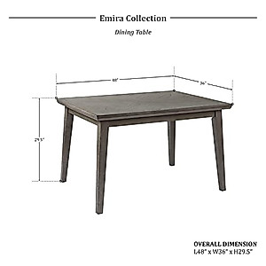 Lexicon Emira Dining Table, Gray