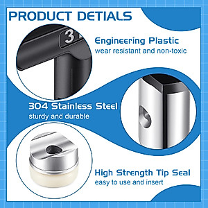 8 Pieces Spray Tip Paint Sprayer Tips Reversible Airless Spray Nozzles Tips Airless Sprayer Spraying Machine Parts for Homes Buildings Garden Decks (211, 215, 311, 315, 415, 417, 515, 517)