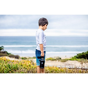 HYDRO CELL Stainless Steel Water Bottle with Straw & Standard Mouth Lids (32oz 24oz 20oz 16oz) - Keeps Liquids Hot or Cold with Double Wall Vacuum Insulated Sweat Proof Sport Design (Black 16oz)*