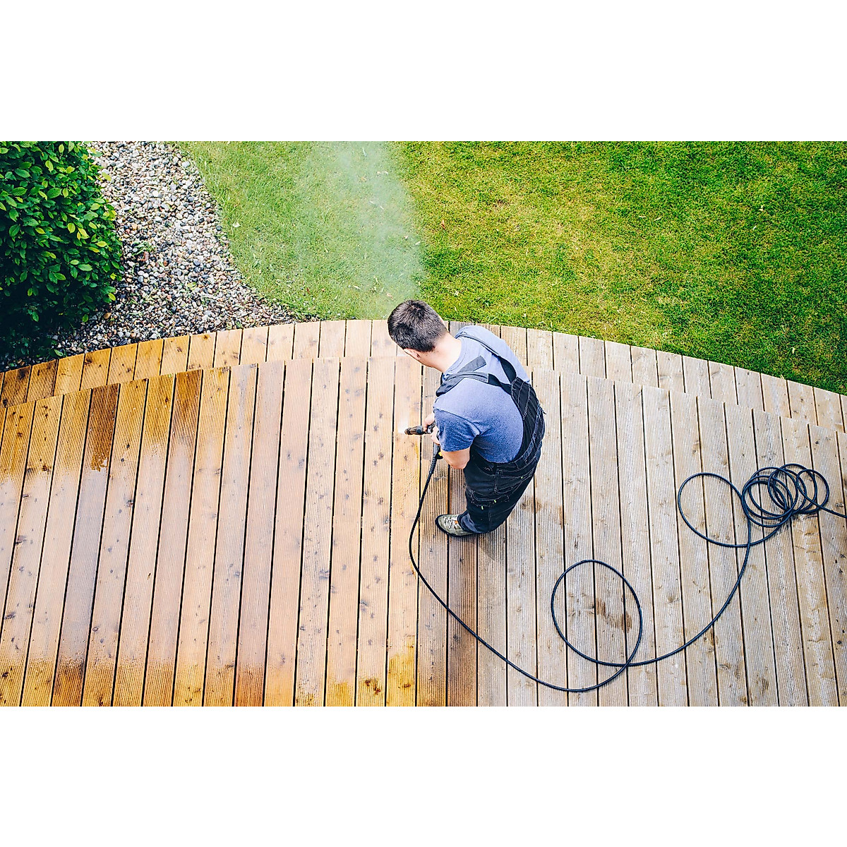 OxiClean - Outdoor Multipurpose Super Concentrated Cleaner - Makes 1 Gallon - Stain Remover - Driveway Cleaner for Concrete - Degreaser for Cement, Brick, Vinyl, and Patio Furniture (6oz = 1 Gallon)