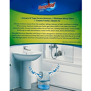 DampRid Fresh Scent Drop-In Tab Moisture Absorber Starter Kit