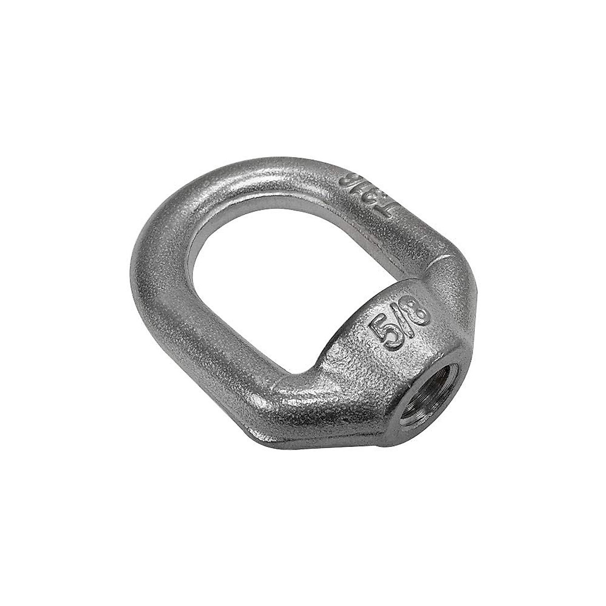 5/8" Threaded Eye Nut Ring Oval Lifting Marine Forged Style SS T316 WLL 3,440 LBS Cap