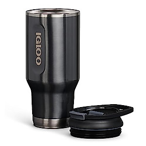 Igloo, 32 OZ Stainless Steel, Tumbler, Flip ‘n’ Sip, Carbonite