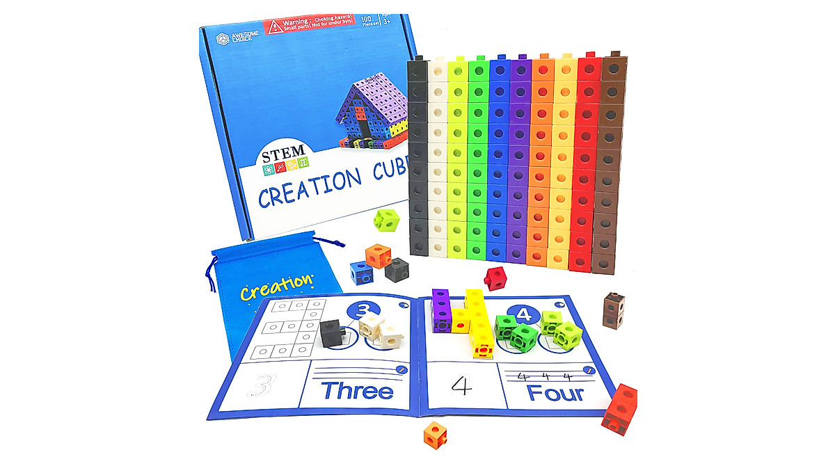 Unlimited Creation Math Link Cubes - Fun for Kids