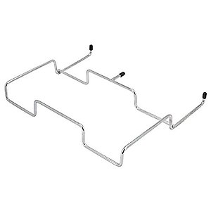 1 Pieces Over The Cabinet Plastic Bag Holder Hanging Trash Bag Holder Made of Metal Garbage Bag Hanging Rack Rubbish Bag Holder for Kitchen Cabinets Doors and Cupboards, Under Sink Bag Holde