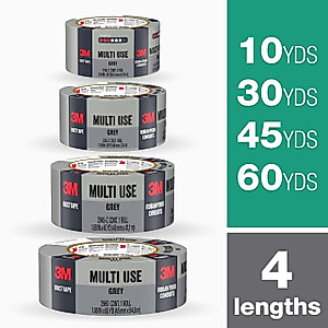 3M Multi-Use Duct Tape for Home & Shop, 1.88 inches by 60 yards, 2960-A, 1 roll