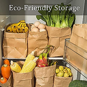 Paper Lunch Bags Brown Paper Lunch Bags Brown Paper Bags Bulk for Small Business (30 PIECE-4LB)