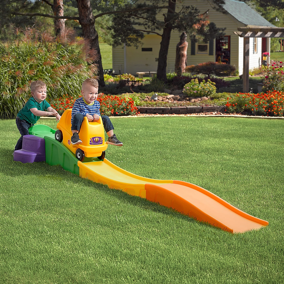 Step2 Up & Down Roller Coaster Ride On, Multicolor (711400)