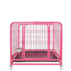 Caster Furniture，Rubbered Trolley Wheels ， Castor Wheels,Furniture Casters,1.97 Inch Swivel Caster Wheels PP 360 Degree Threaded Stem Caster Wheel, 66lb Capacity Each Wheel with Brake, Pack of 2