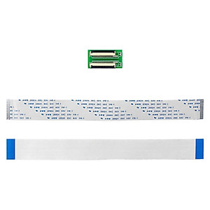 VSDISPLAY 40Pin to 40Pin ZIF 0.5mm Connector Adapter with Extension Flat Cable FFC Extend(Cable Length 200mm)
