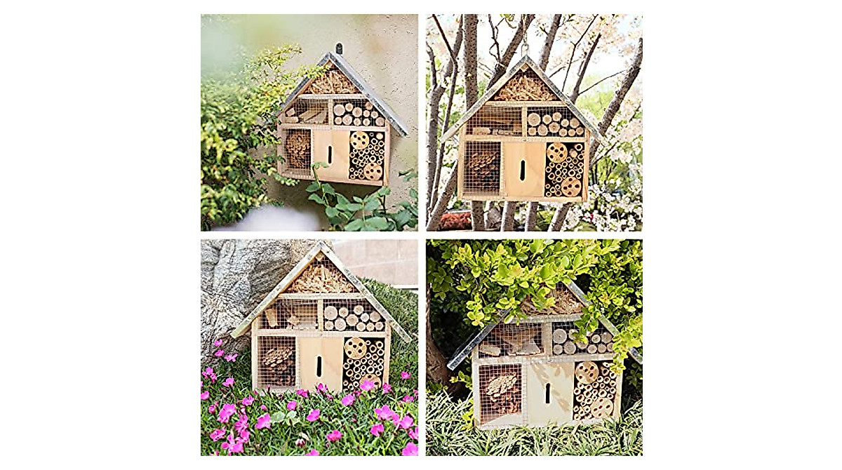 Wooden Insect House for Garden Insects | Support Biodiversity