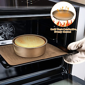 Nonstick Bakeware Sets Baking Pans Set Toaster Oven Trays, Kitchen Baking Essentials with Pizza Pan Cake Pan Bread Loaf Box Muffin Pan Cookie Sheet